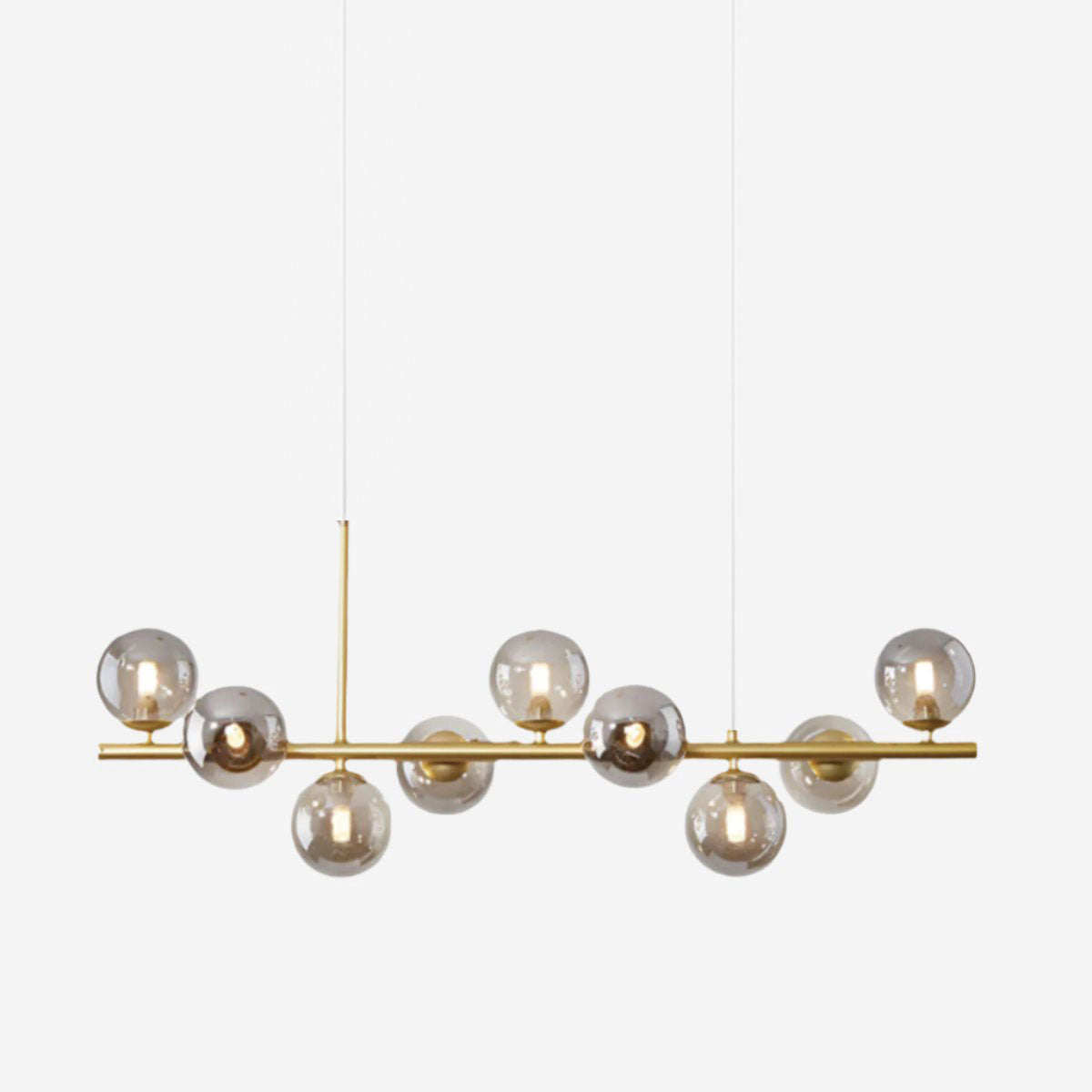 Modern Creative Multi-Bulb Horizontal Pendant Popular Island Light Fix ...